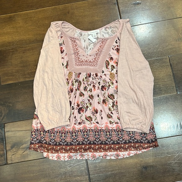 Vintage America | Tops | Vintage Floral Top | Poshmark